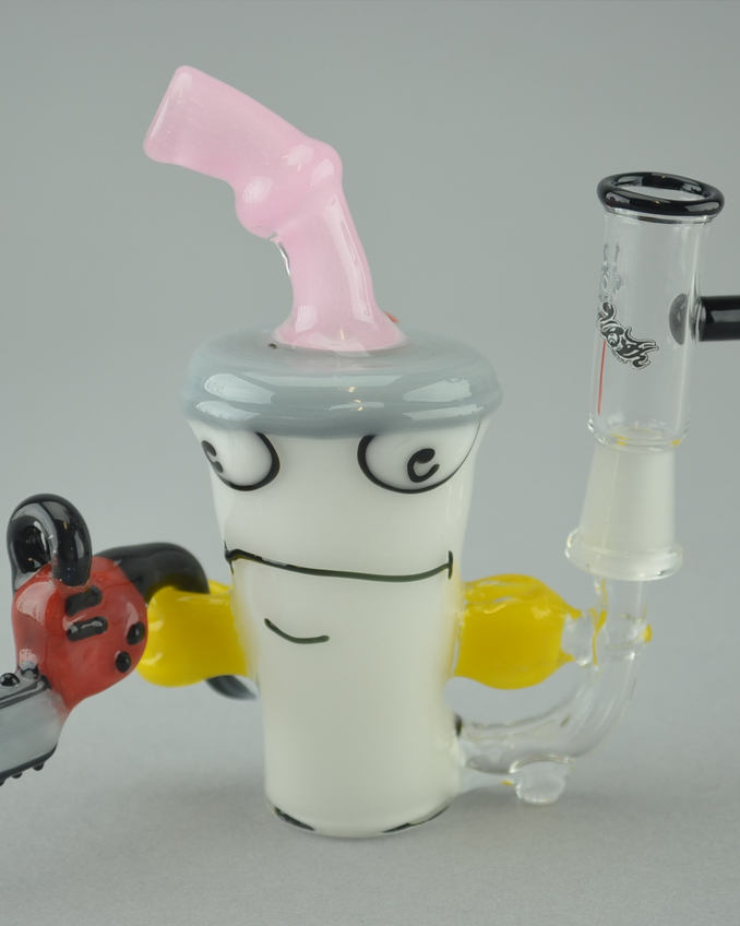 SLUGWORTH - Mini "Master Shake" Pendant Vapor Rig w/ 4-Hole Perc, 10mm ...