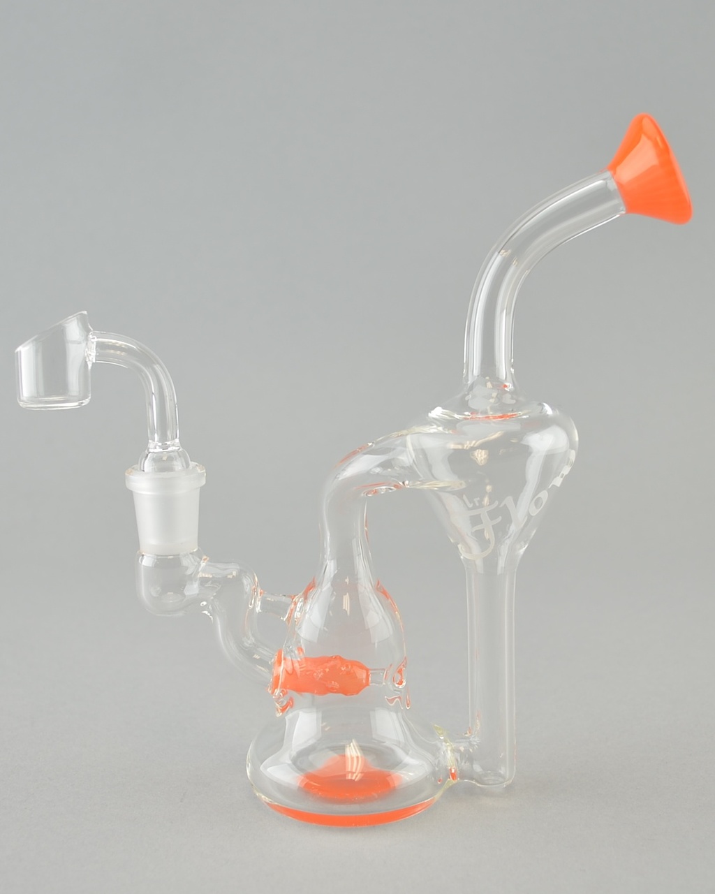 MR. FLOW - Nano Recycler Rig w/ 14mm Female Joint & Quartz Banger ...