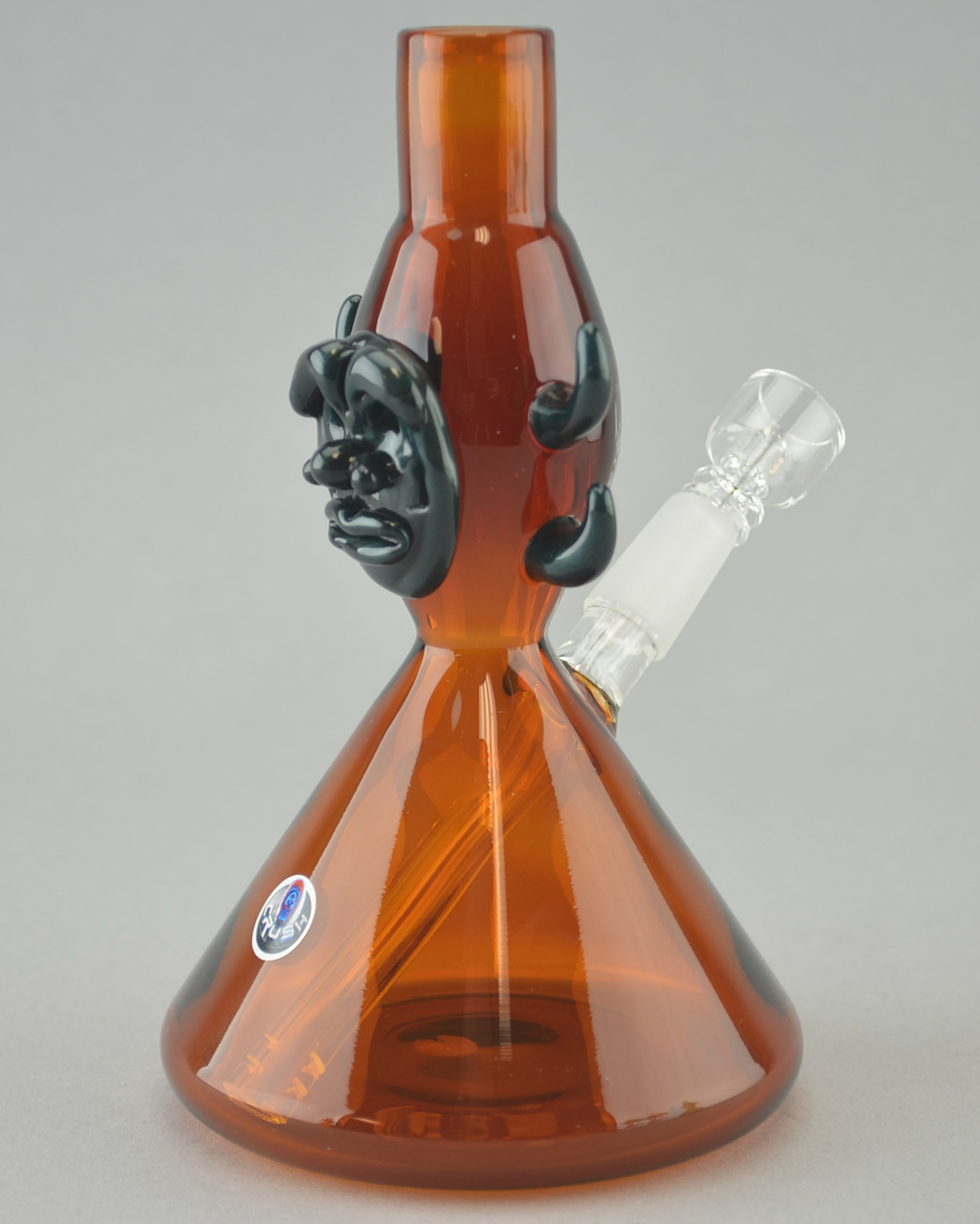 CRUSH - "Face" Mini Tube Dab Rig w/ 14mm Joint & Domeless Quartz Nail ...