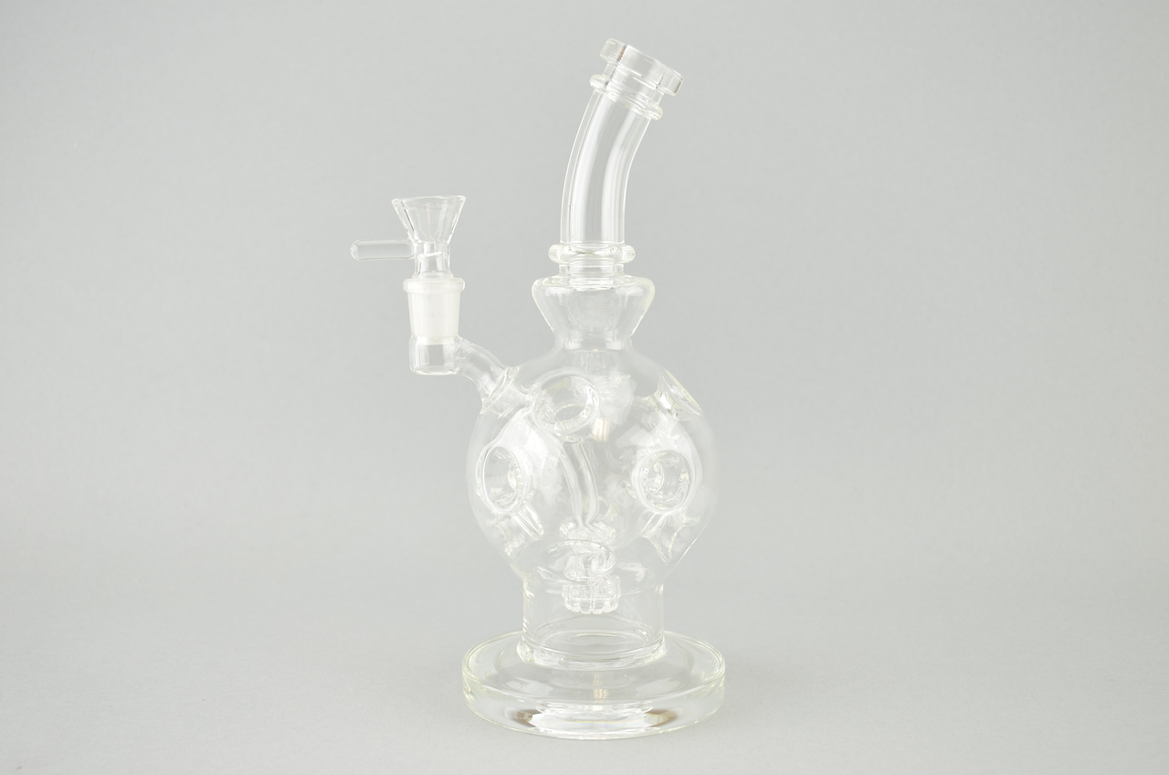 BARE - Ball Egg Vapor Rig w/ 14mm Martini Slide - Clear - The Dab Lab