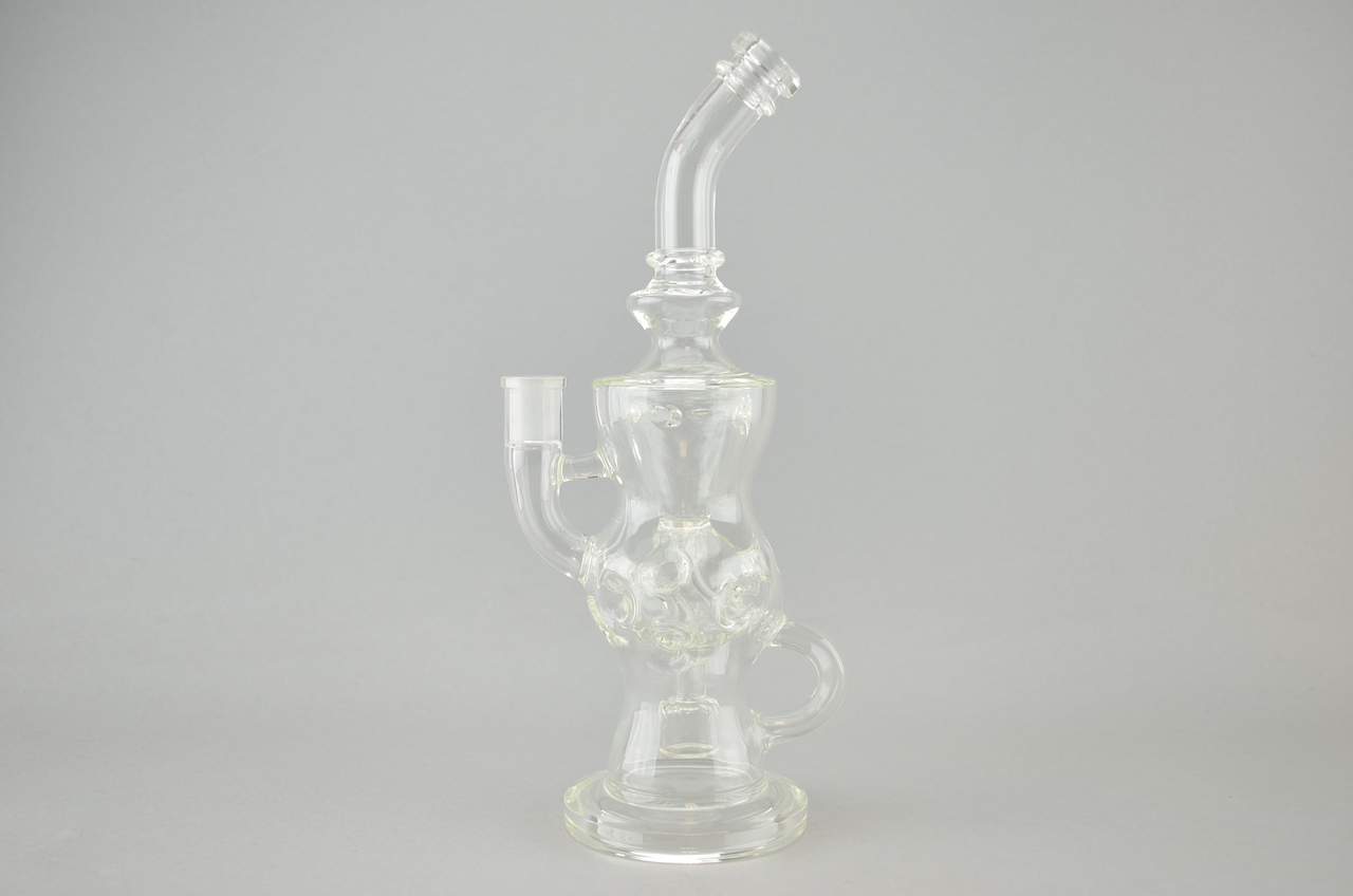 BARE - Ball Egg Klein Incycler Rig w/ 14mm Martini Slide - Clear - The ...