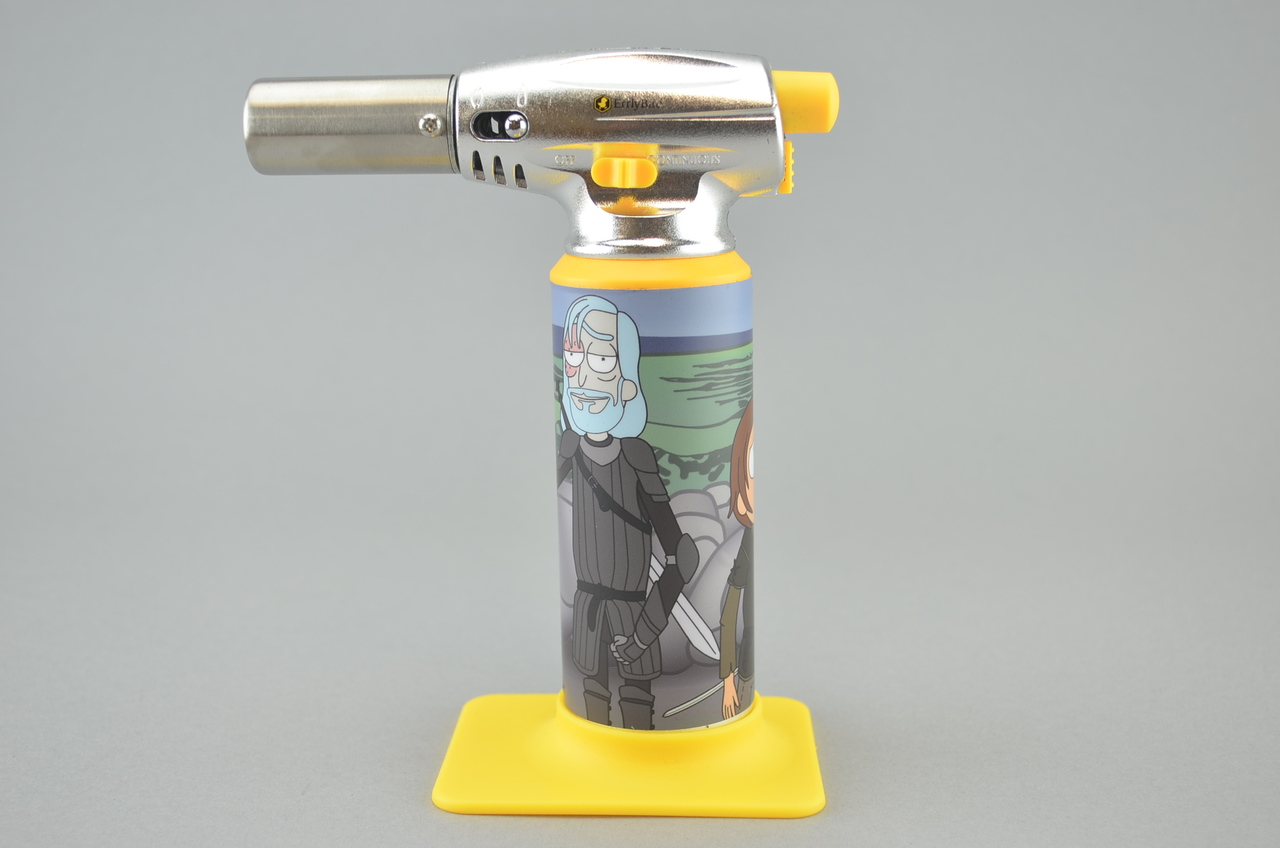 ERRLY BIRD - "Torch Art" Butane Torch Lighter - Rick & Morty x Game of ...