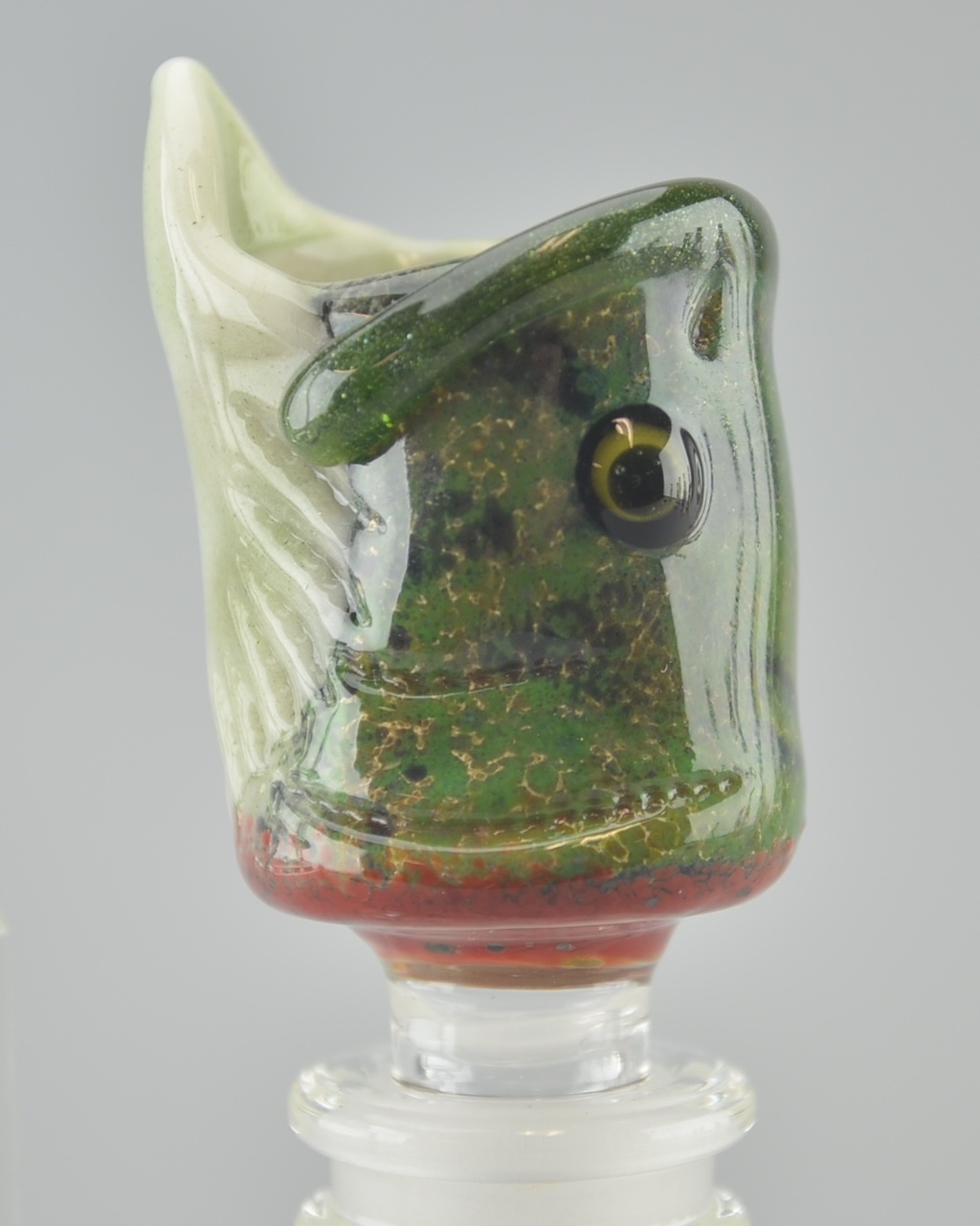 TRAPPER STUDIO - Large Mouth Bass Bong Slide - 14mm - The Dab Lab