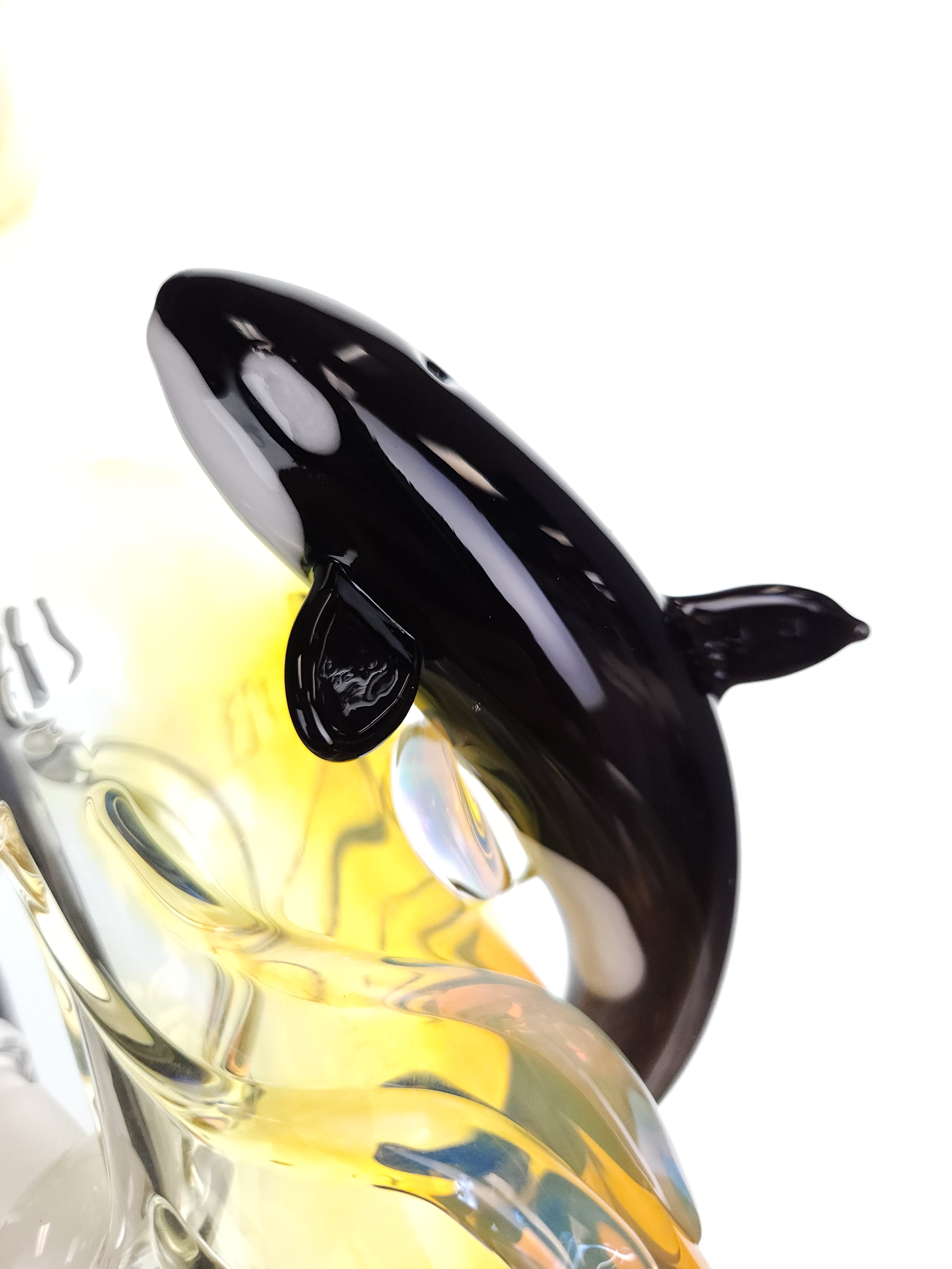 TRIDENT - Heady Killer Whale Glass Bong - 50mm - The Dab Lab