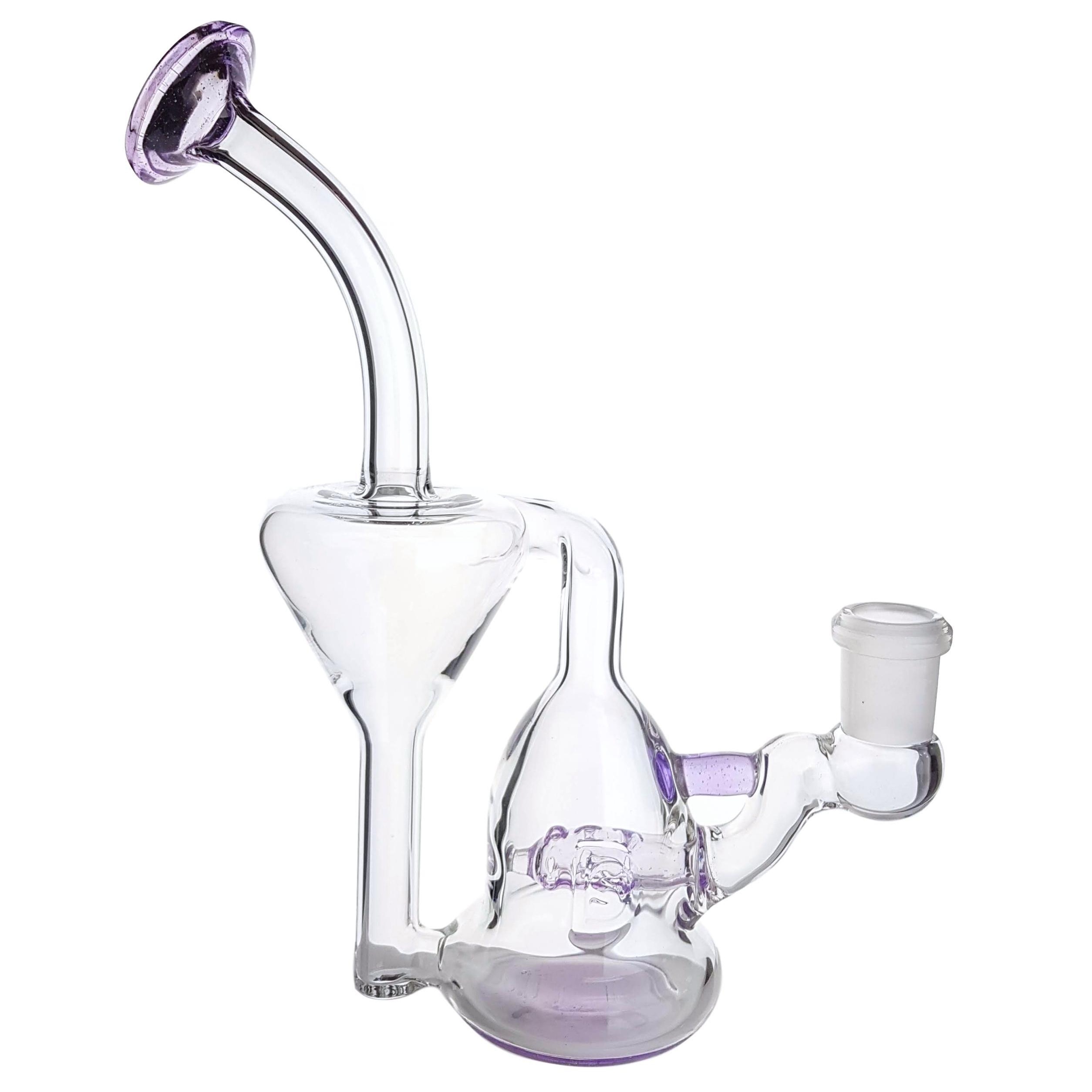 DESIGNER SCI - Nano Recycler Rig w/ 14mm Female Joint & Slide - Purple ...