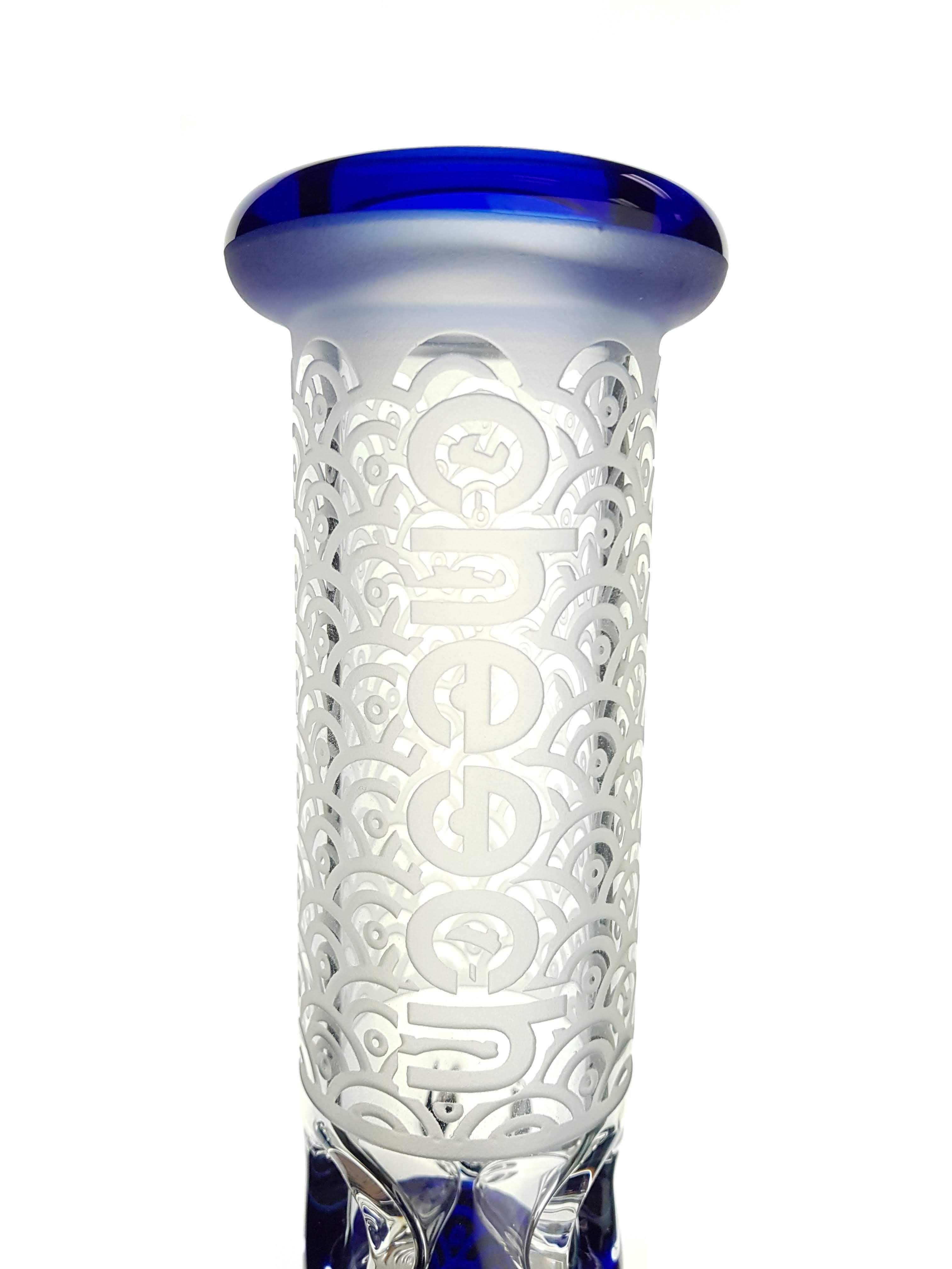 CHEECH - Shark Inline Tube Bong w/ 14mm Fish Slide - The Dab Lab
