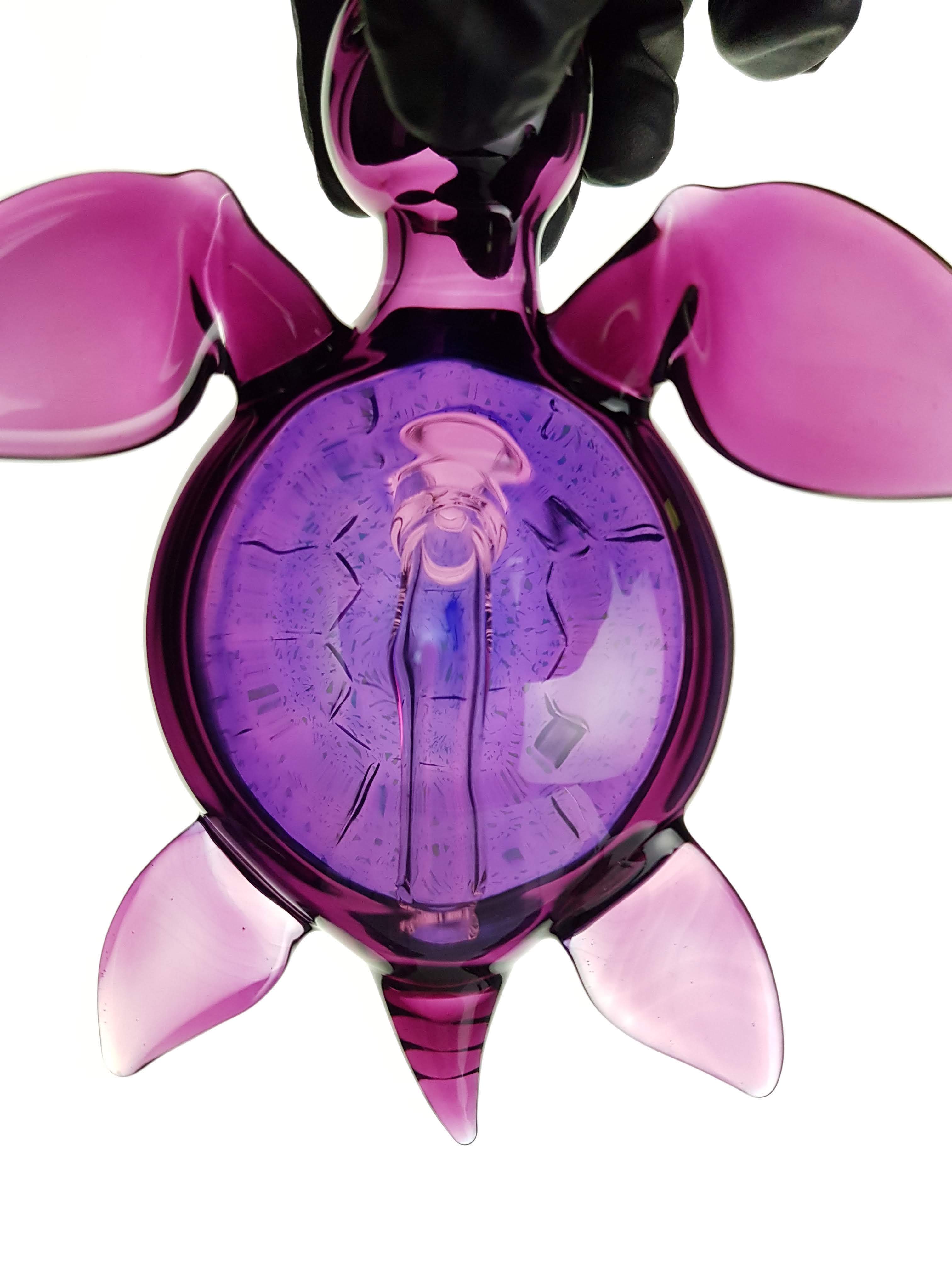 TURTLE TIME - Dichro Sea Turtle Dab Rig w/ 10mm Female Joint - Gold ...