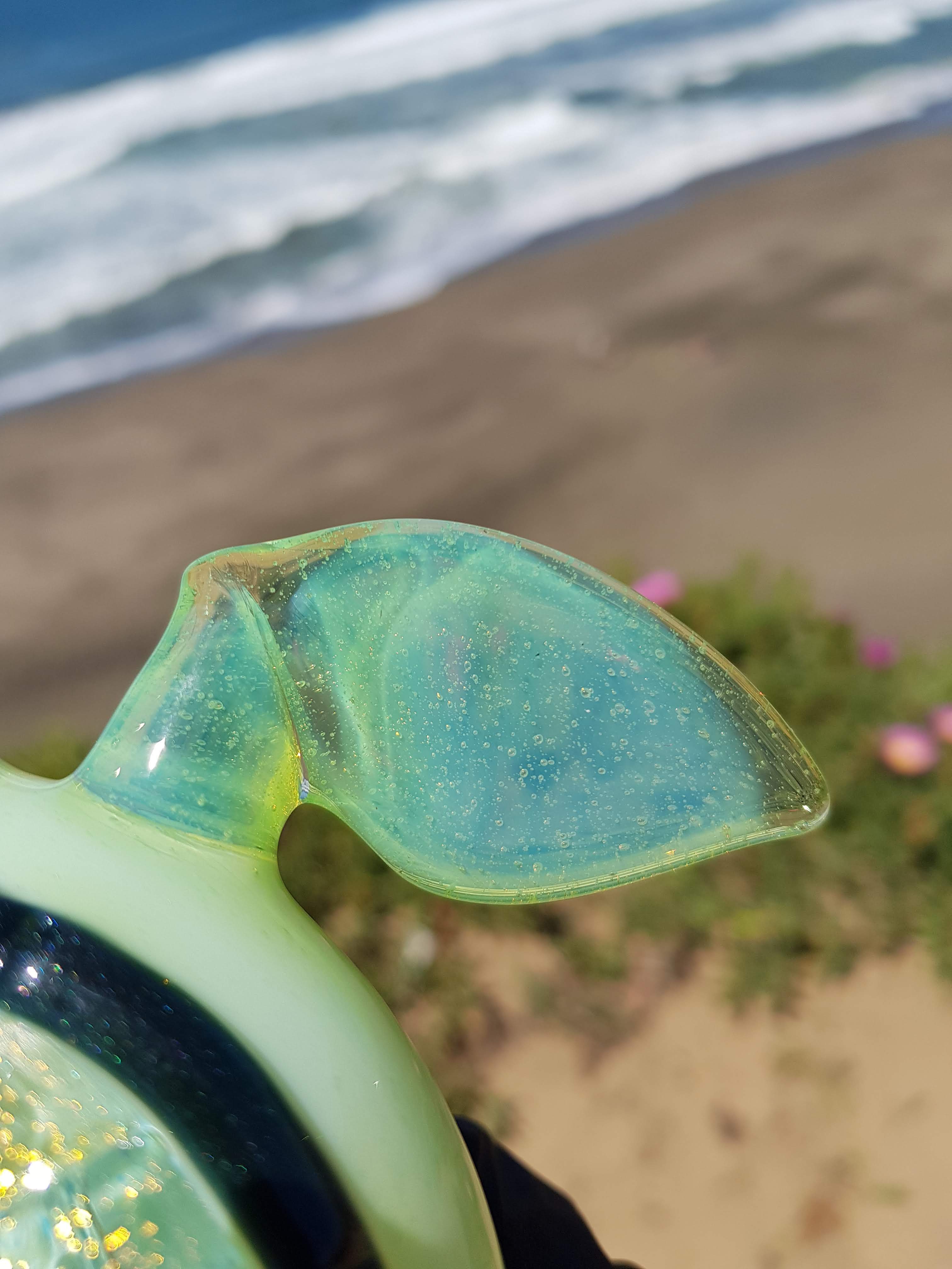 TURTLE TIME - Dichro "Honu" Sea Turtle Dab Rig - Sunset Slyme (CFL) x ...