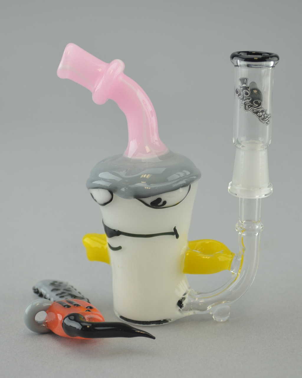 SLUGWORTH - Mini "Master Shake" Pendant Vapor Rig w/ 4-Hole Perc, 10mm ...