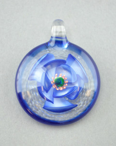 JARED DELONG - Flower and "Water Textured" Pendant w/ Opal - NOT FOR ...