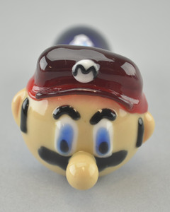 CHAMELEON - "Mario" Spoon Pipe w/ Single Hole Push Bowl & Carb - The ...