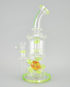 CHEECH - Double Chamber Sea Turtle Bong w/ 14mm Female Joint & Slide ...