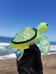 TURTLE TIME - Dichro "Honu" Sea Turtle Dab Rig - Sunset Slyme (CFL) x ...