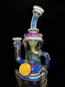 STUDIO V - Heady Klein Recycler Rig w/ 14mm Female Joint - The Dab Lab