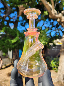 YETI DABS - Fumed Glass Mini Tube Dab Rig w/ 14mm Female Joint - #2 ...