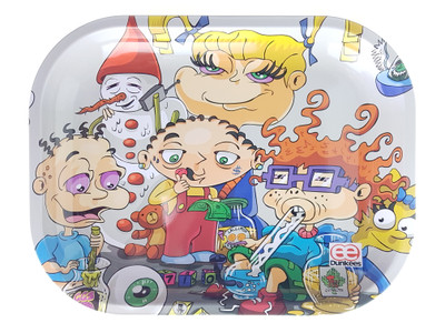 DUNKEES - Metal Rolling Tray (5.5" x 7") - Kids Will Be Kids - The Dab Lab