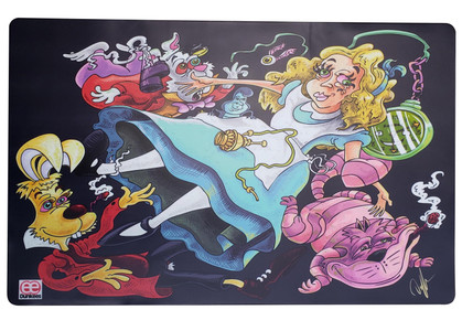 DUNKEES - Large Non-Stick Silicone Dab Mat - Alice in Dabland - The Dab Lab