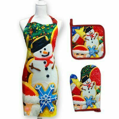 Cookies and Christmas Apron Set