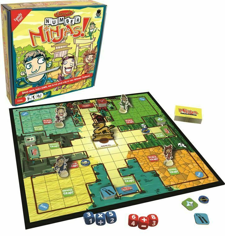 Number Ninjas Family & Party Board Game