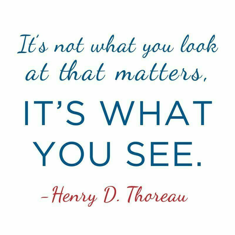 Henry David Thoreau "What You See" Inspirational Magnet