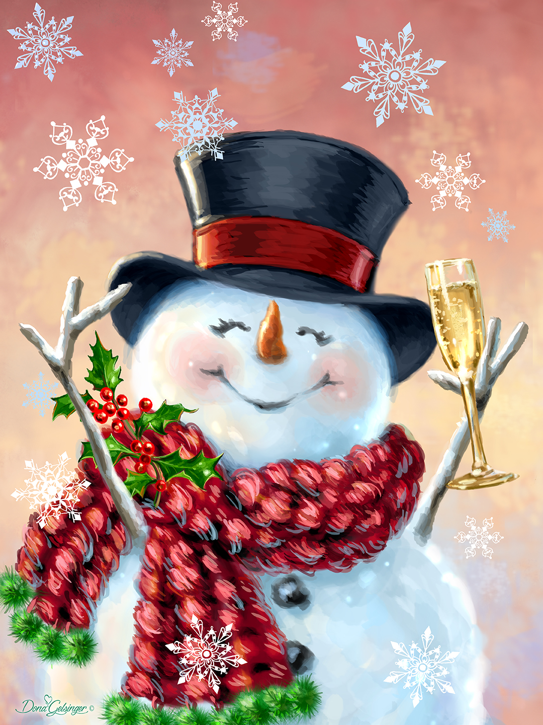 Jolly Snowman 500 Piece Jigsaw Puzzle