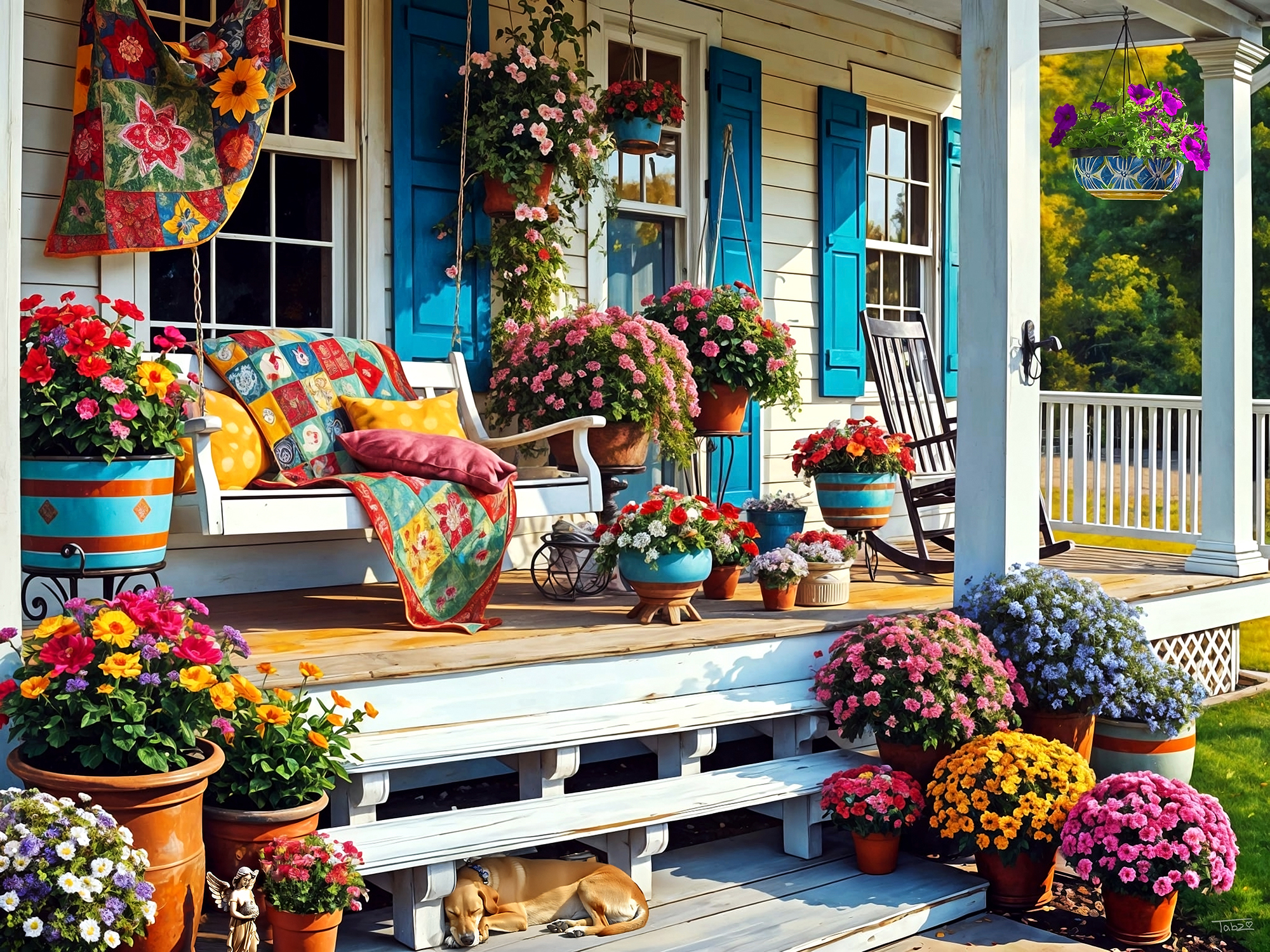 Front Porch 1000 Piece Jigsaw Puzzle