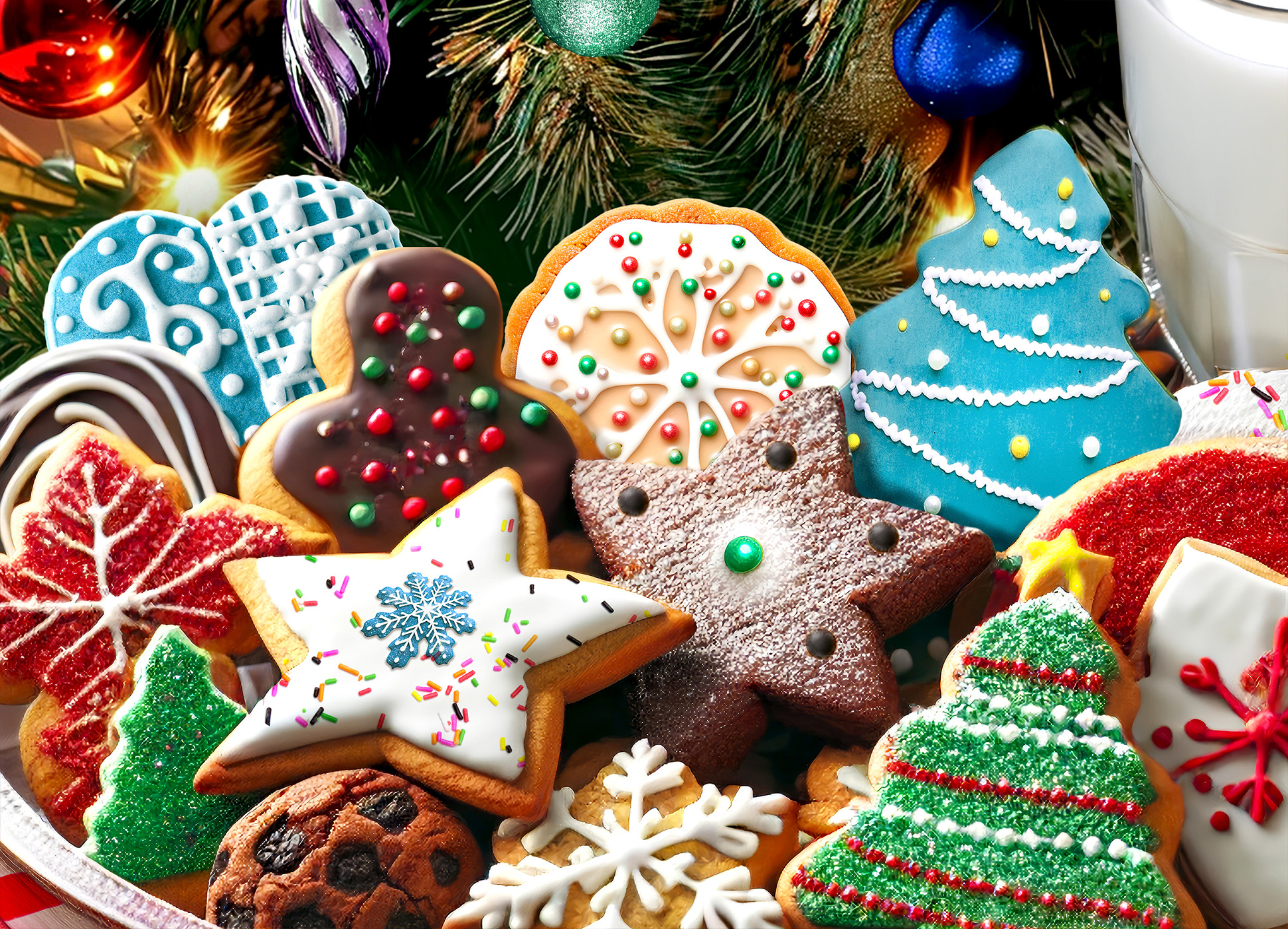 Santa's Cookies 500 Piece Jigsaw Puzzle