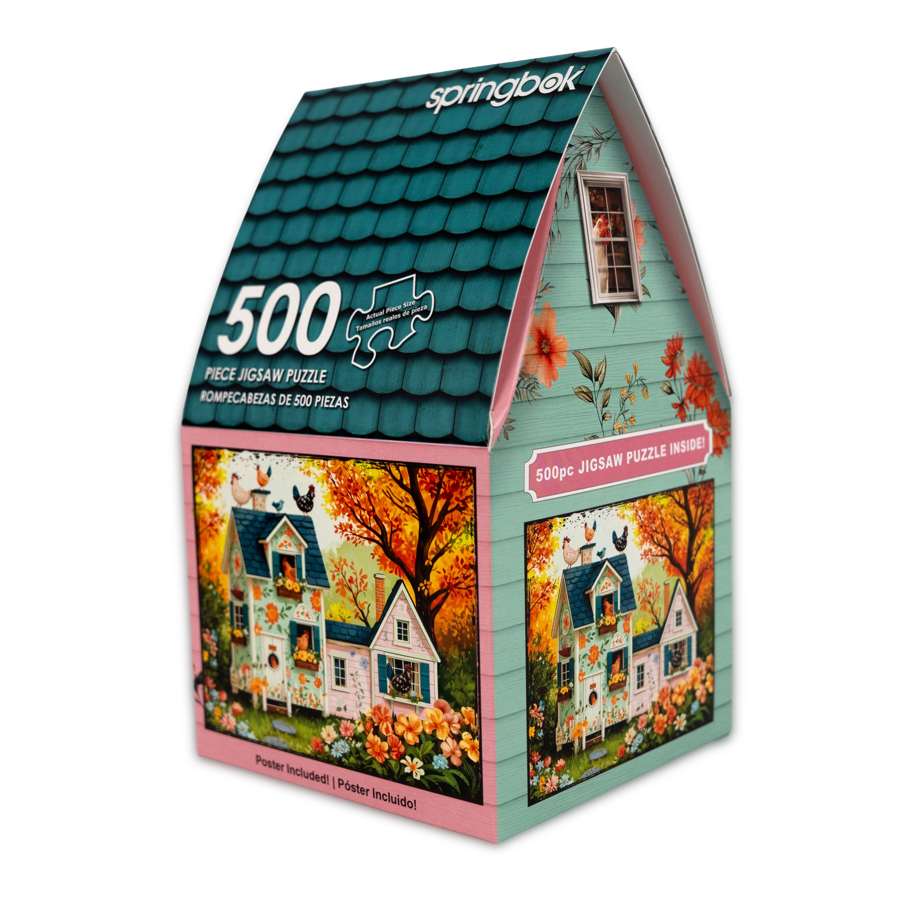 Hen House Limited Edition House Jigsaw Puzzle 500 Piece Puzzle