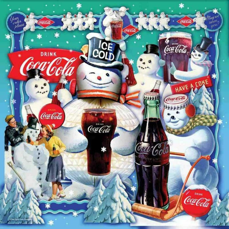 Snowman's Delight 500 Piece Jigsaw Puzzle