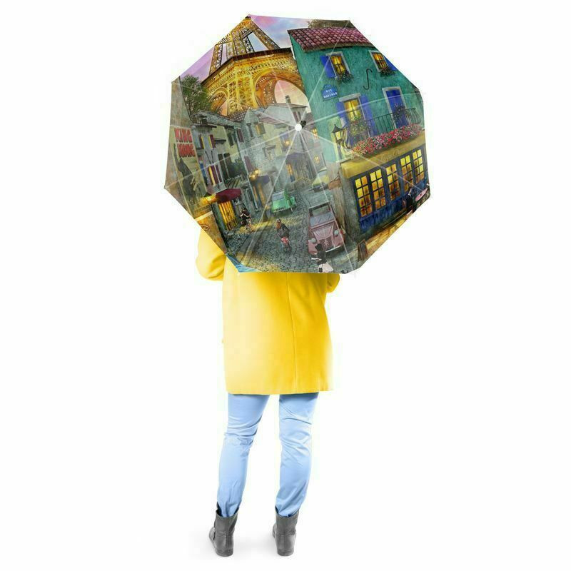Eiffel Magic Full Size Umbrella w/ Auto Extend