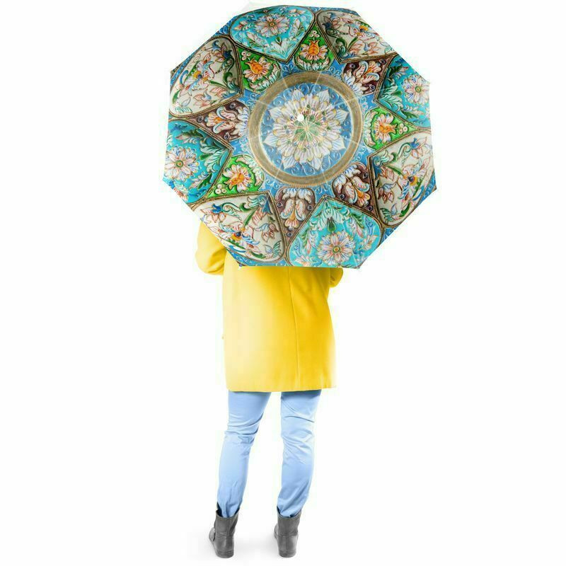 Timeless Turquoise Full Size Umbrella w/ Auto Extend