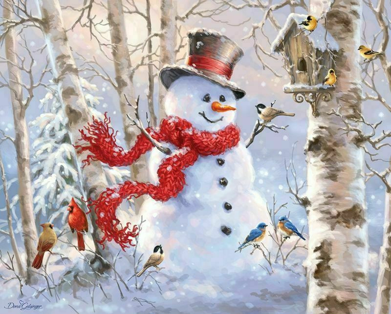Winter Friends 120 Piece Mini Jigsaw Puzzle