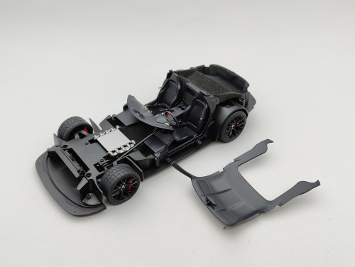Dodge Viper ACR Silver w/ Black Stripes - Chassis / Interior - AUTOart ...