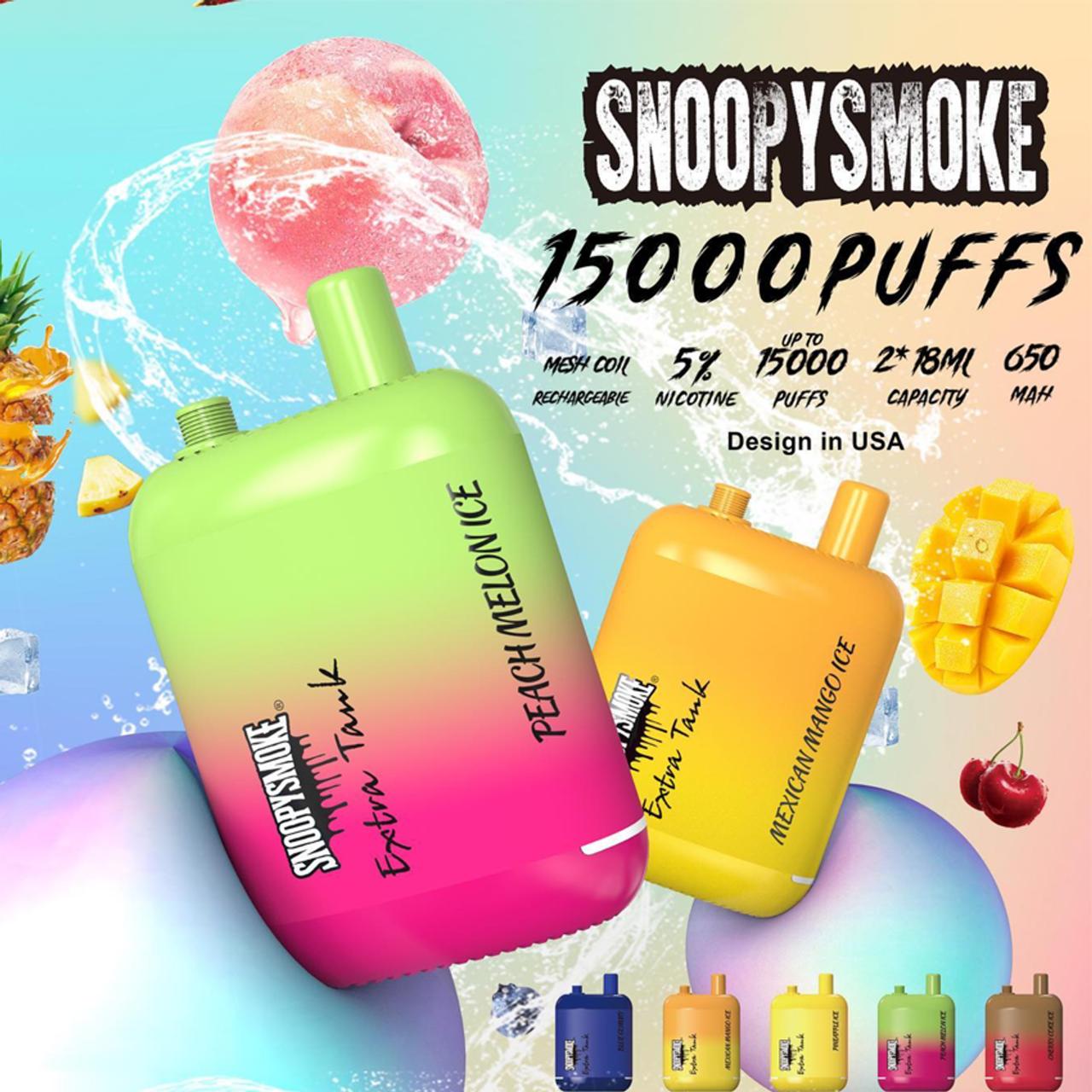 Shop Snoopy Smoke Extra Tanks - 15000 Puffs - Rechargeable | Fusion ...