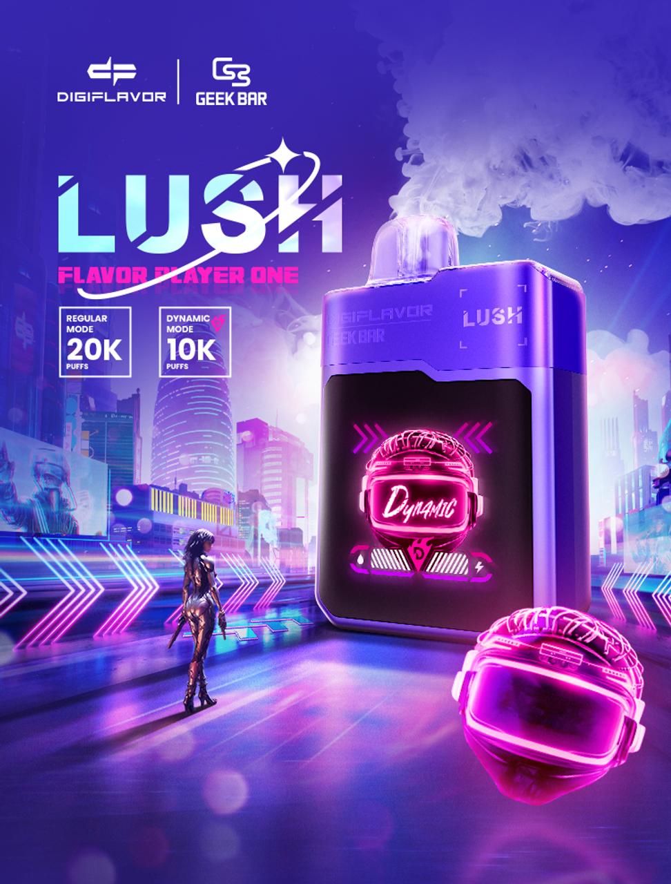 Buy Digiflavor x Geek Bar Lush 20000 Disposable Vape - 20K Puff ...