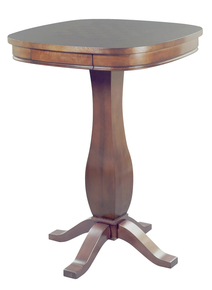 Signature Pub Table with Chess Inlay