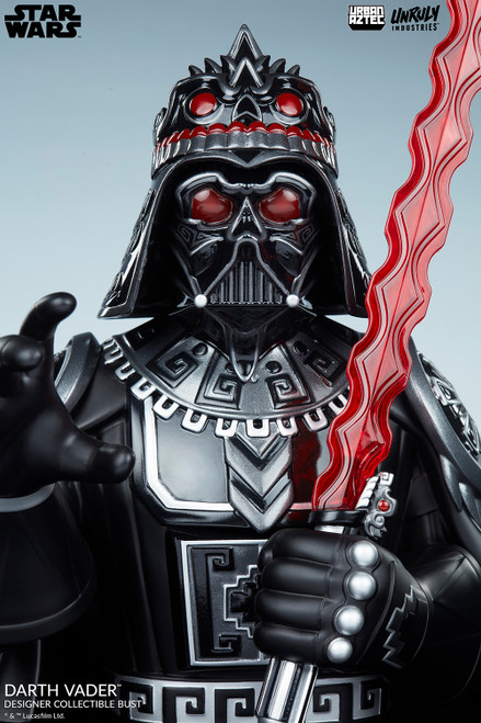 URBAN AZTEC DARTH VADER Designer Collectible Bust by Unruly Industries ...