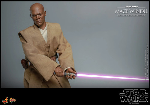 Star Wars - Episode II: Attack of the Clones MACE WINDU Sixth Scale 1:6 ...