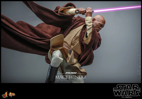 Star Wars - Episode II: Attack of the Clones MACE WINDU Sixth Scale 1:6 ...