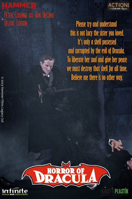 Peter Cushing in "Horror of Dracula" as VAN HELSING Deluxe Sixth 1:6 ...