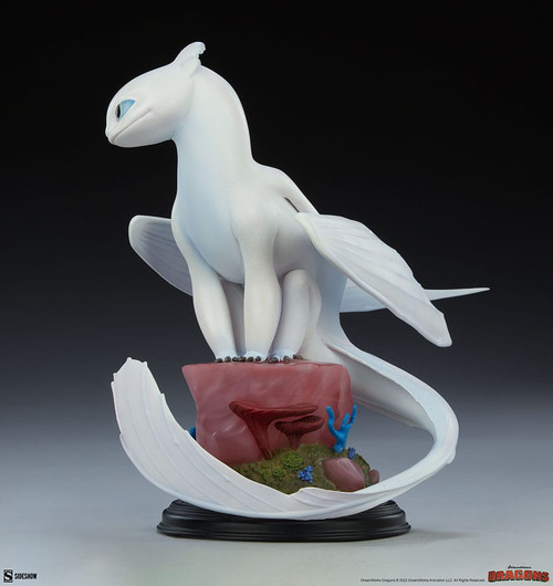 How To Train Your Dragon LIGHT FURY STATUE by Sideshow Collectibles ...