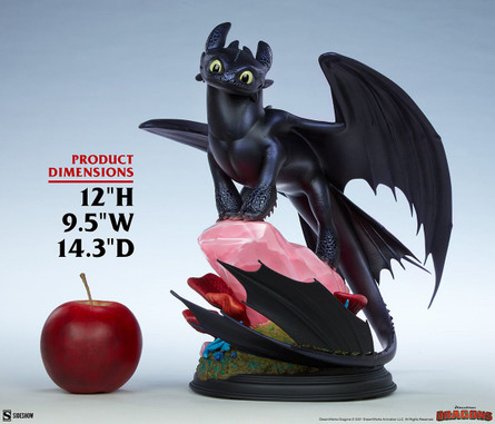 How To Train Your Dragon TOOTHLESS STATUE by Sideshow Collectibles ...