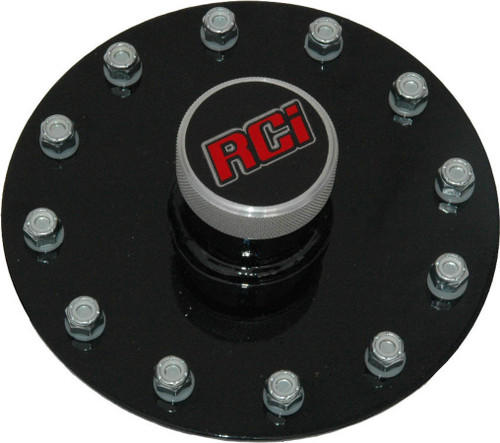 Fuel Cell Filler Plate - Threaded Cap - Straight Neck - Flat Mount - 12 ...
