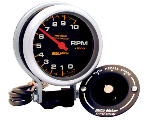 Tachometer - Pro-Comp - 10000 RPM - Electric - Analog - 3-3/4 in ...