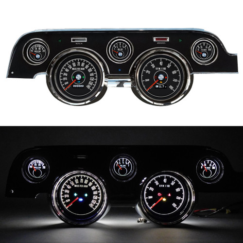 Gauge Kit - M-153 Series - Analog - Fuel Level / Oil Pressure / Water ...