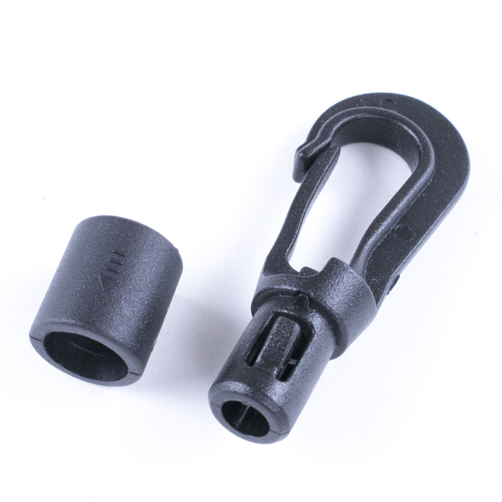 Black Cord End Hooks | Outdoor Bunker