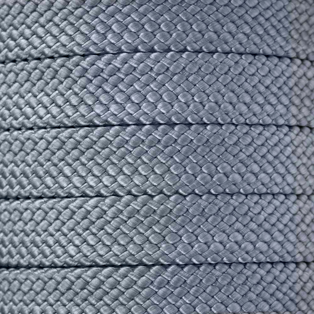 PolyPro 1in Flat Braid Rope - Silver Gray
