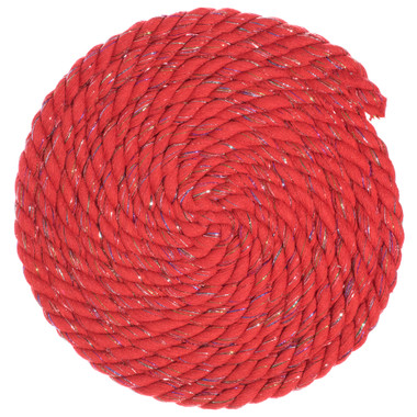 1/2 inch Twisted Cotton Rope - Firecracker | Outdoor Bunker