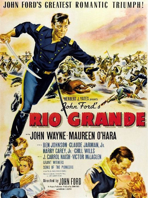 Rio Grande (1950) - John Wayne Colorized