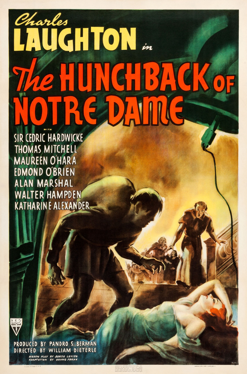 The Hunchback Of Notre Dame (1939) - Charles Laughton Colorized